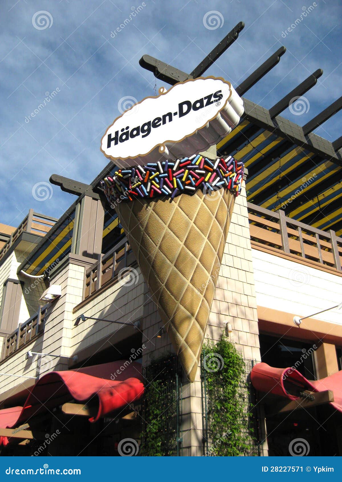 Haagen-Dazs editorial photo. Image of cream, cone, commercial - 28227571