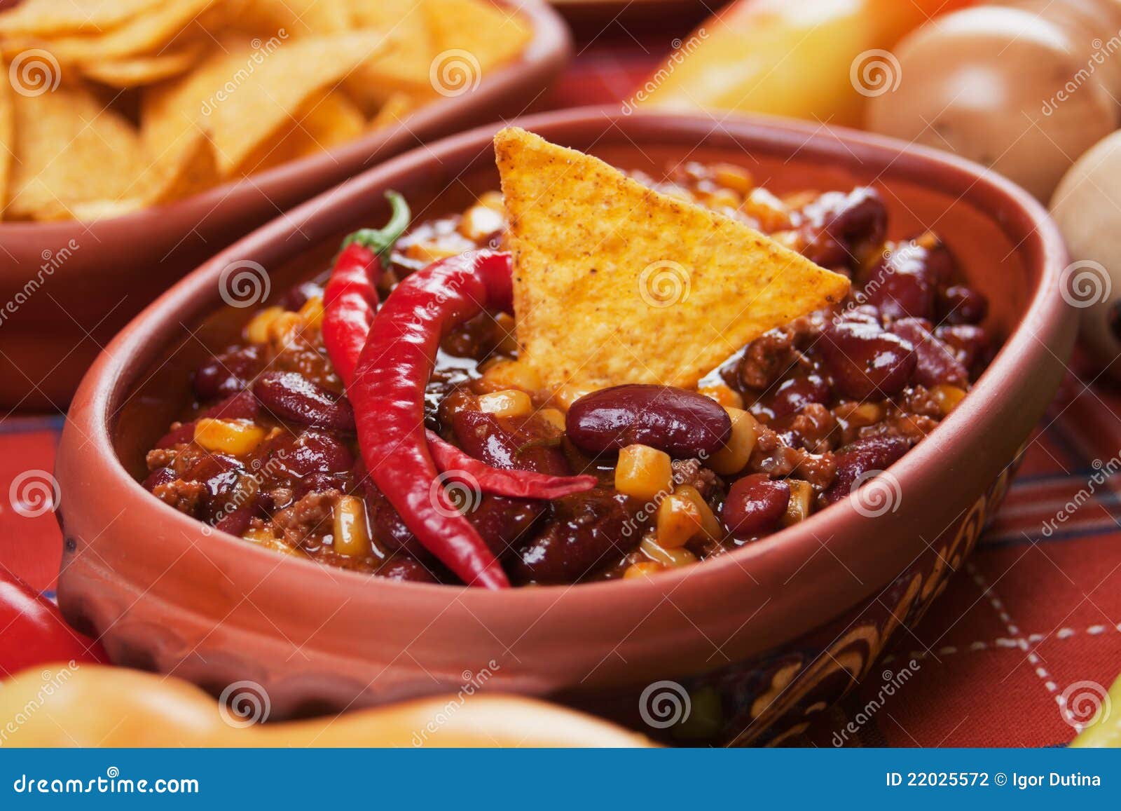 Haba mexicana del chile foto de archivo. Imagen de tortilla - 22025572