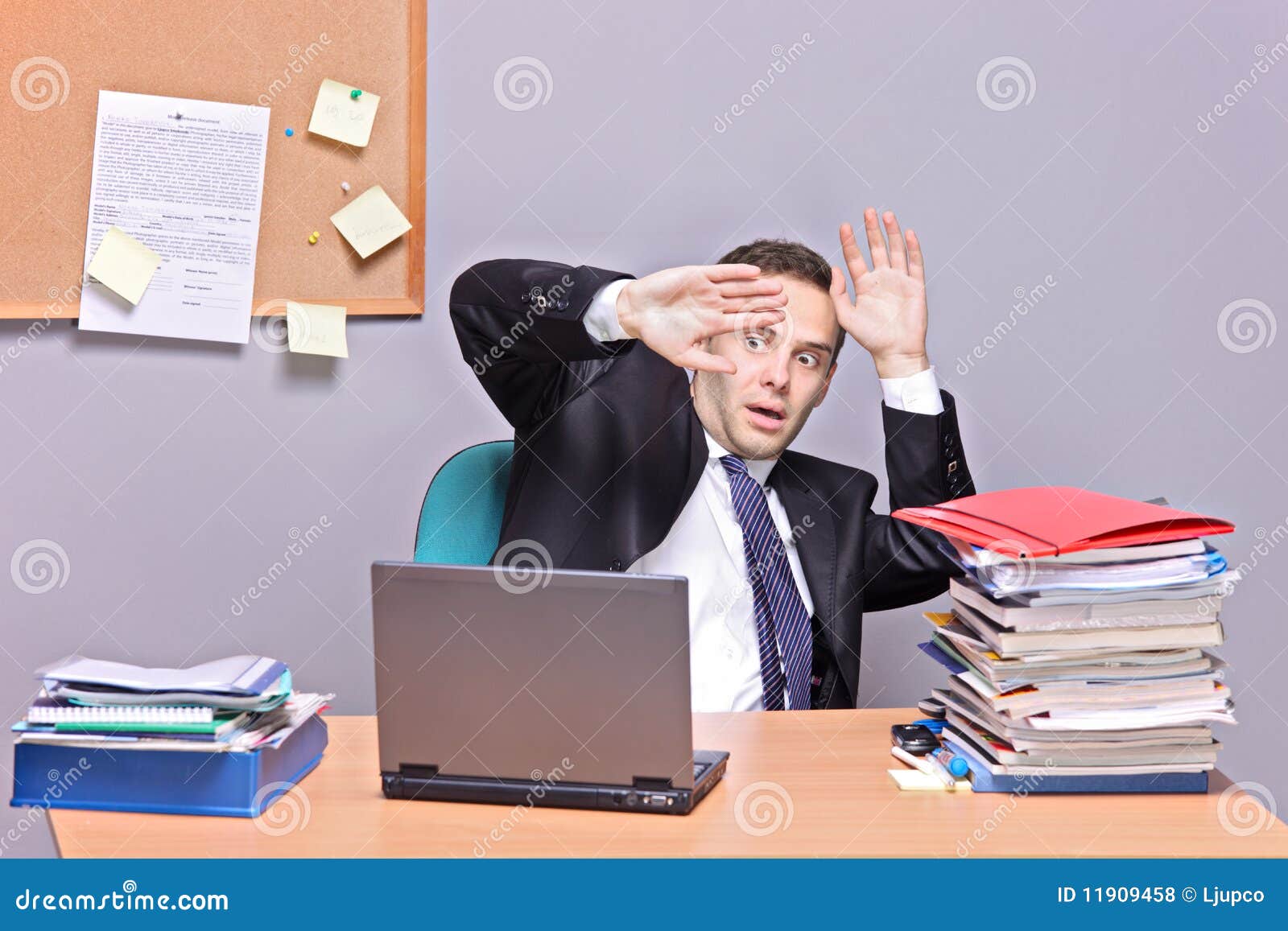 Haben Sie Nicht Von Ihrem Computer Angst Stockfoto - Bild von furcht ...