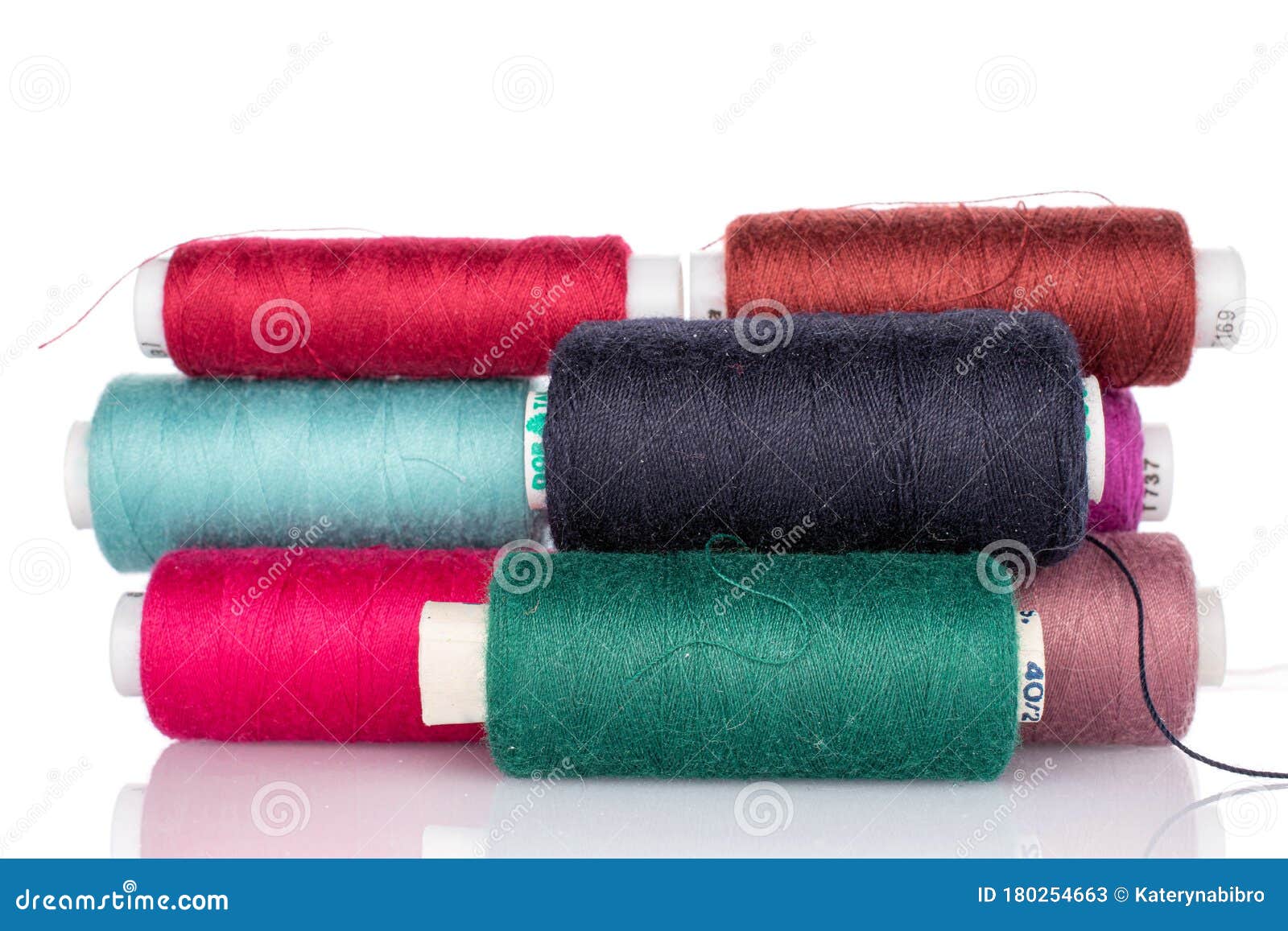 Haberdashery item on white stock image. Image of clothing - 180254663