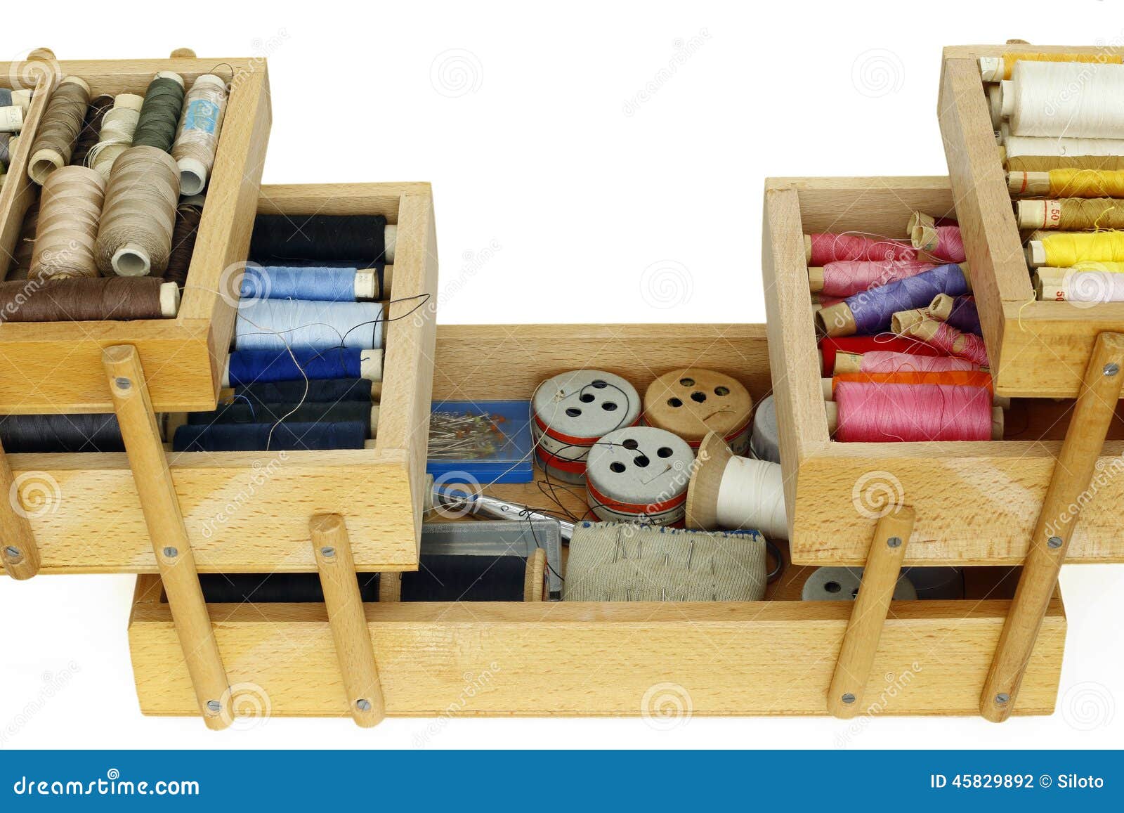 Haberdashery - sewing stock photo. Image of goods, colors - 45829892