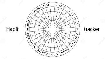 Daily habit tracker vector stock vector. Illustration of note - 161471137