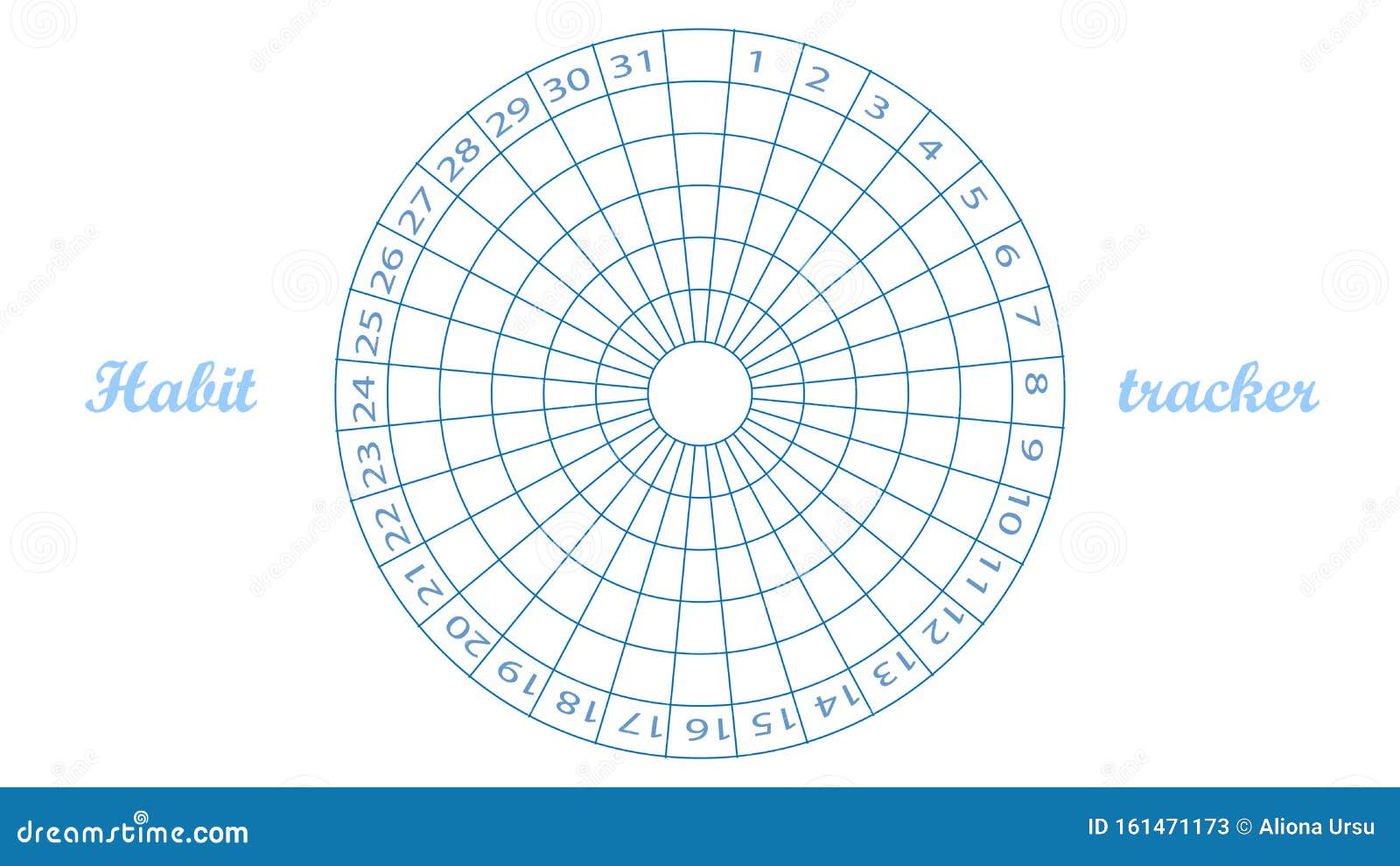 Daily habit tracker vector stock vector. Illustration of regulation ...