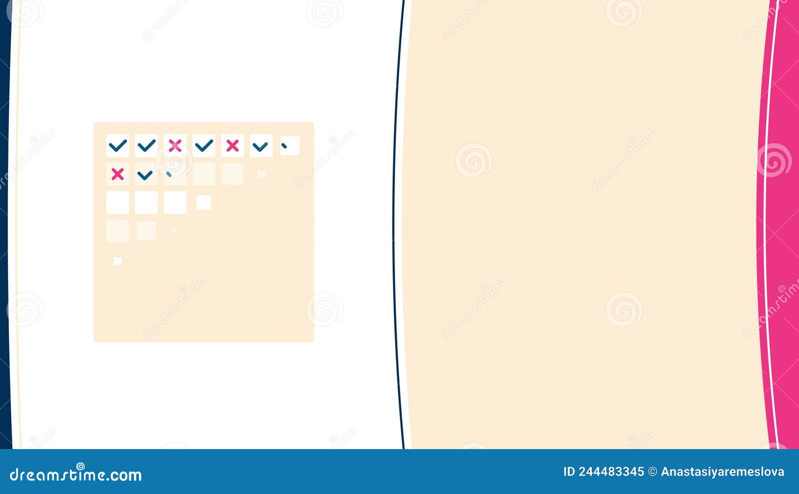 Habits tracker animation stock video. Video of reminder - 244483345