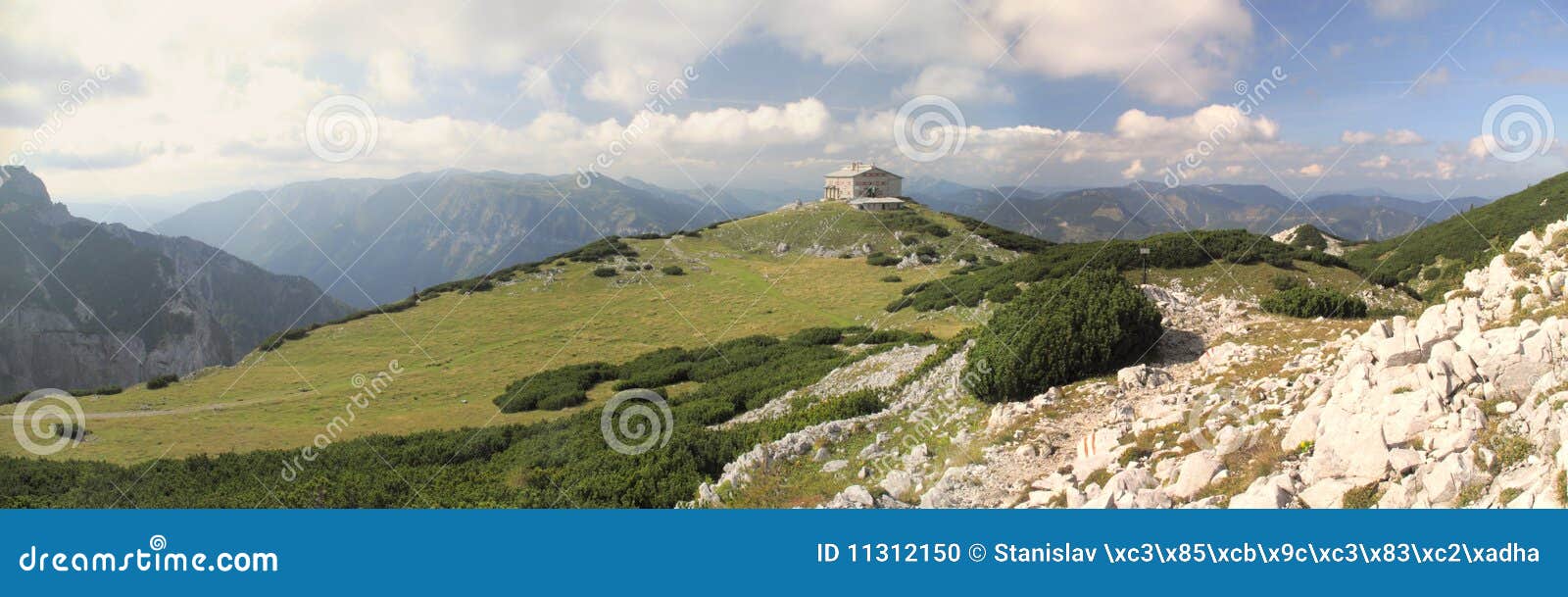 Habsburg Moutnain Hut in Rax Alps Stock Photo - Image of grass, refuge ...