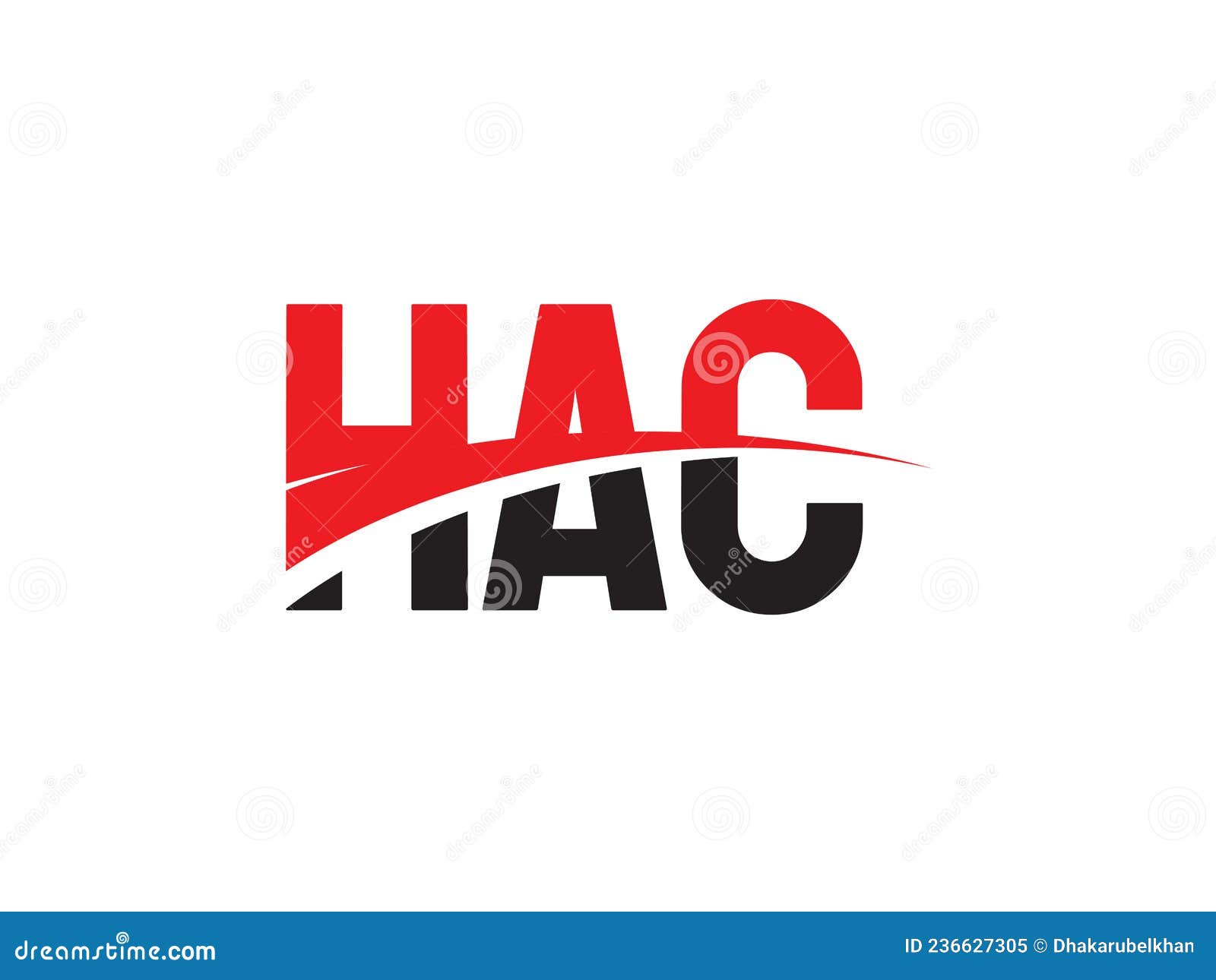 Hac Letter Initial Logo Design Vector Illustratie Vector Illustratie ...