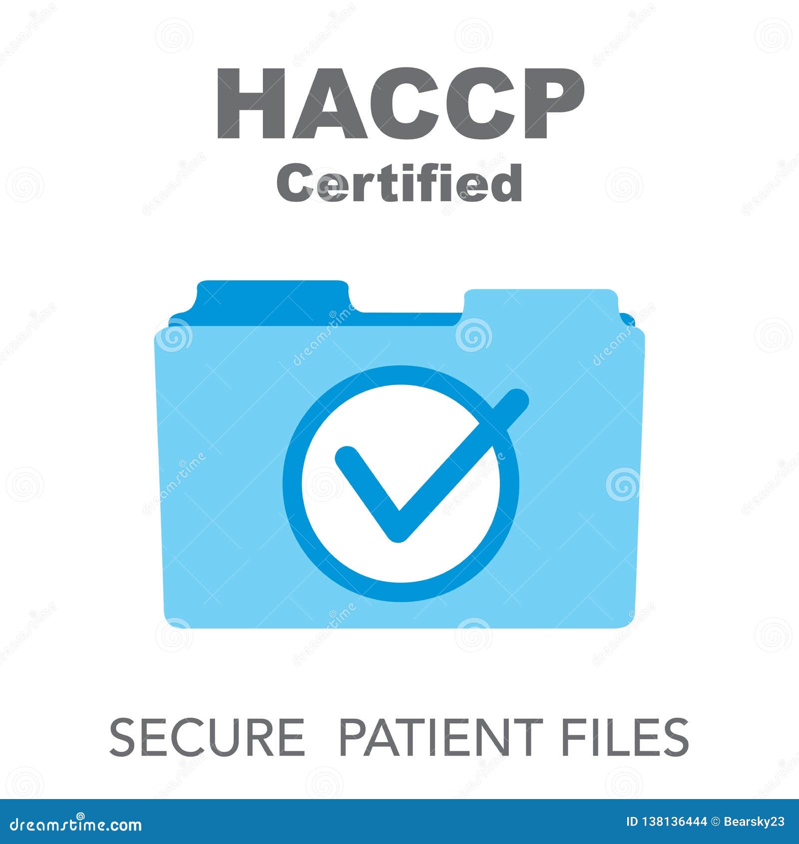 HACCP - Hazard Analysis Critical Control Points Icon with Award or ...