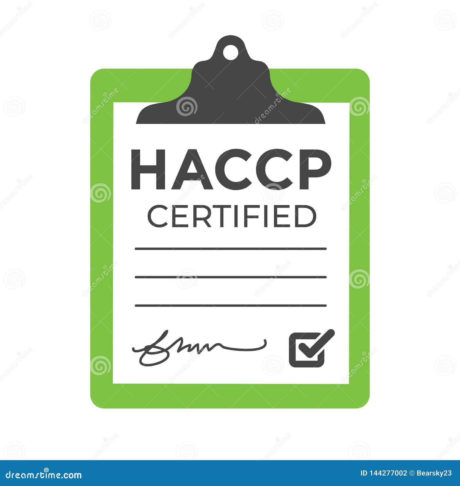 HACCP - Hazard Analysis Critical Control Points Icon with Award or ...