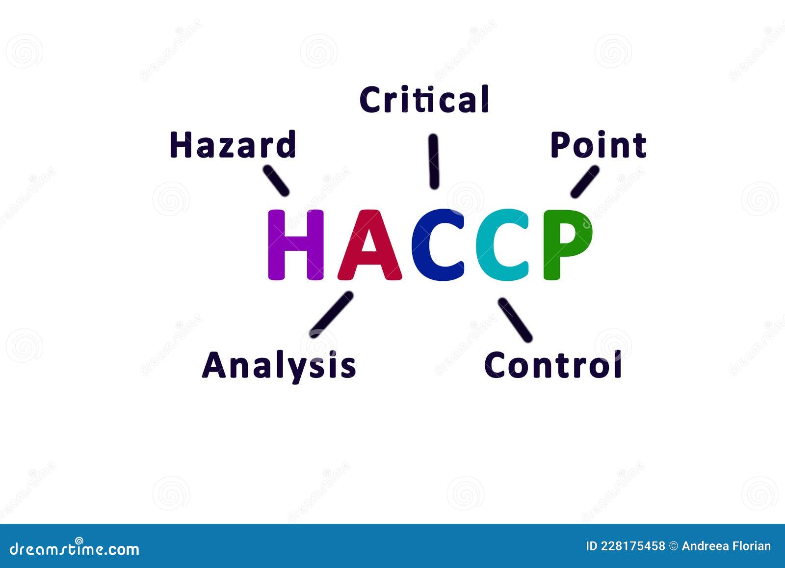 HACCP Hazard Analysis Critical Control Points Icon Stock Illustration ...
