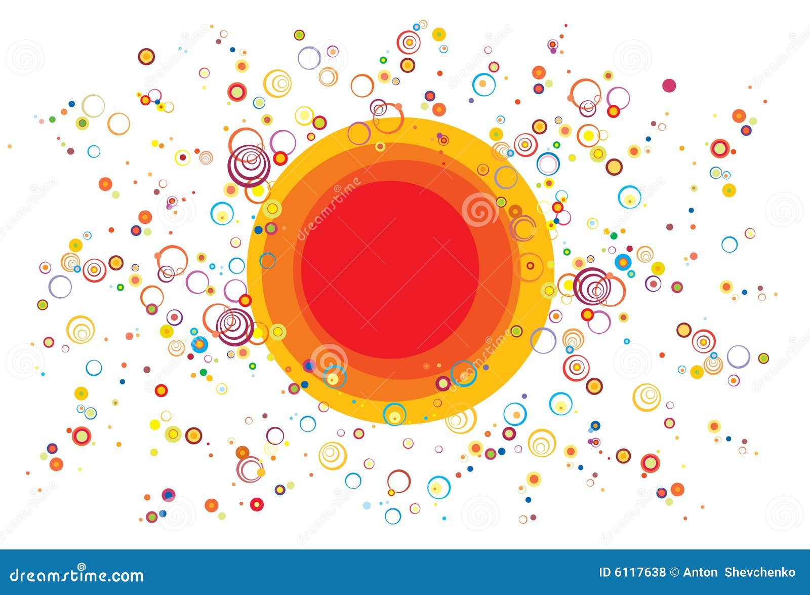 Hacer estallar-Arte ilustración del vector. Ilustración de frontera ...
