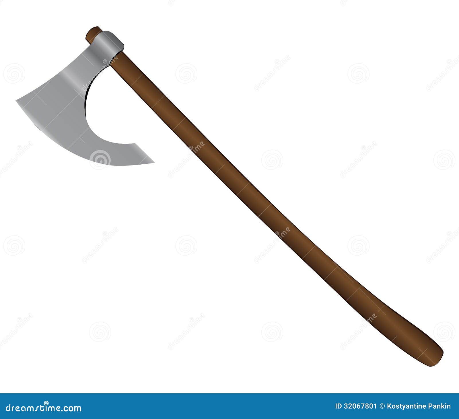 Hacha Medieval De La Batalla Ilustración del Vector - Ilustración de ...