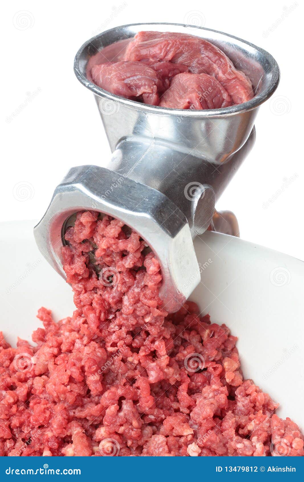 Hache-viande photo stock. Image du recette, culinaire - 13479812