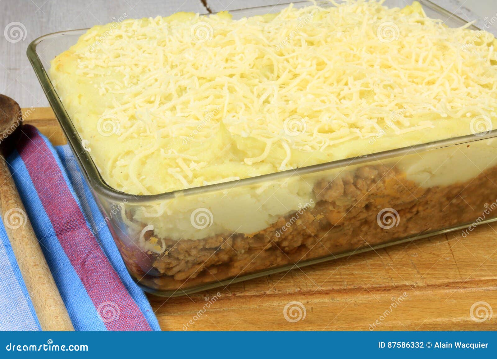 Hachis Parmentier, French Version Stock Photo - Image of french ...