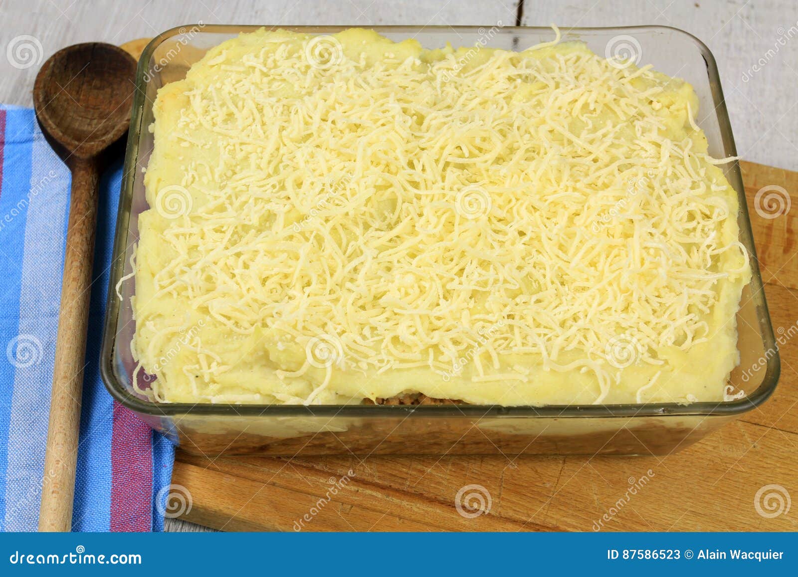 Hachis Parmentier, French Version Stock Image - Image of layer, beef ...