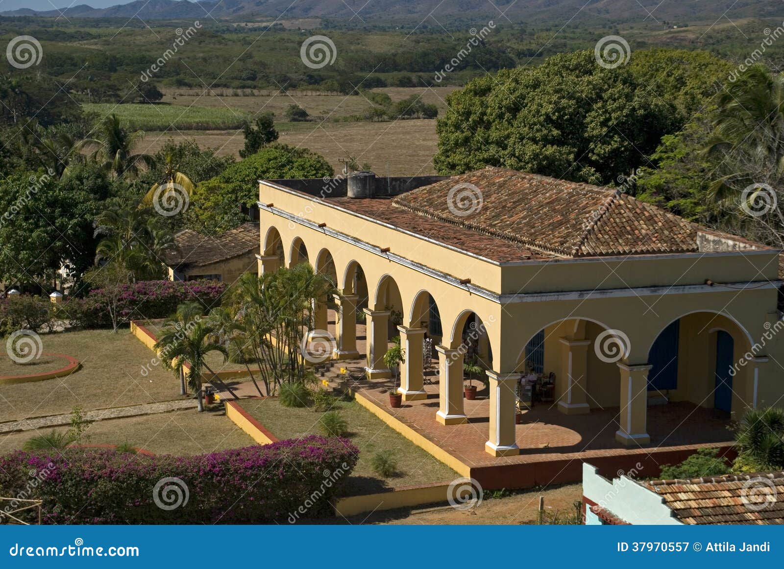 Hacienda Manaca, Iznaga, Cuba Stock Image - Image of house, manaca ...