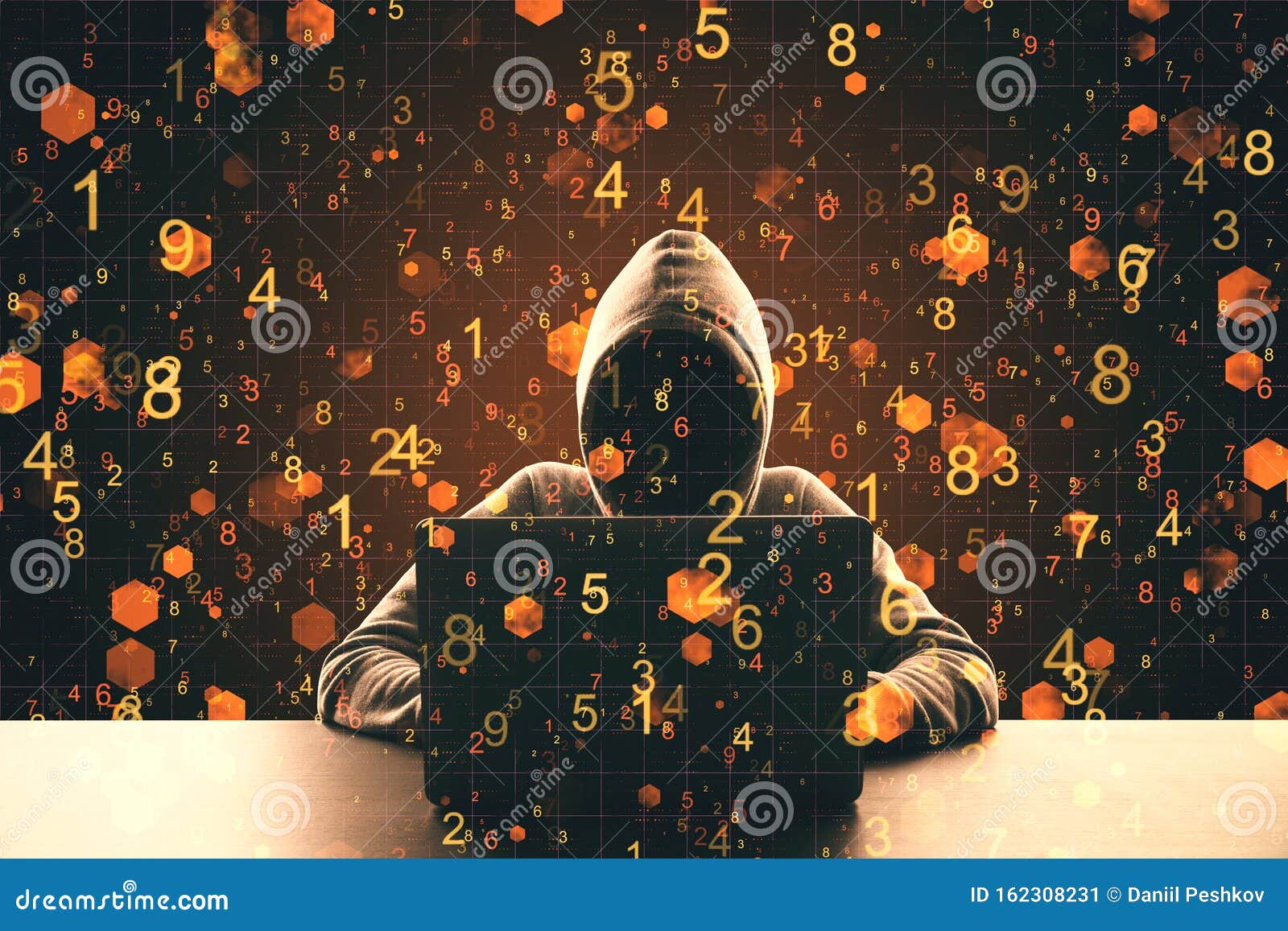 Hack and AI concept stock image. Image of innovation - 162308231