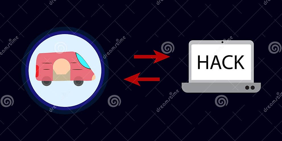 Hack Drive with Laptop Icon Vector Stock Vector - Illustration of drive ...