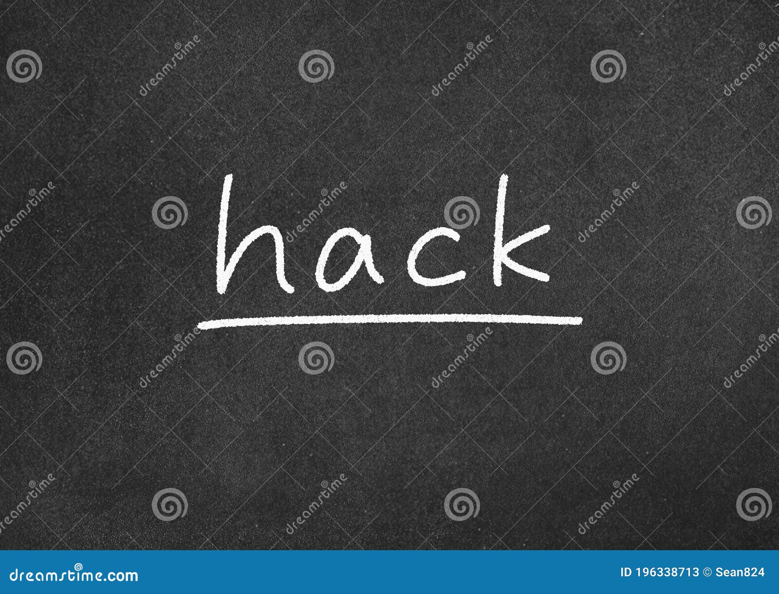 Hack stock image. Image of abstract, conceptual, chalkboard - 196338713