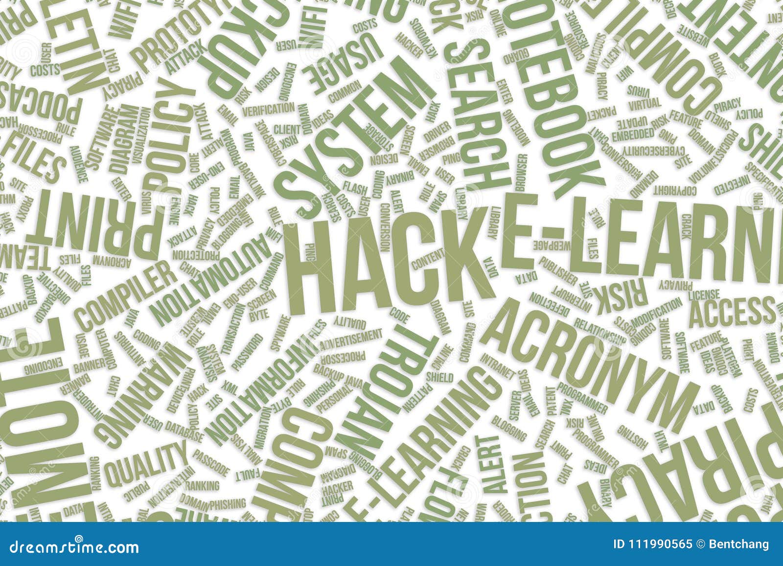 Hack, Conceptual Word Cloud for Business, Information Technology or it ...