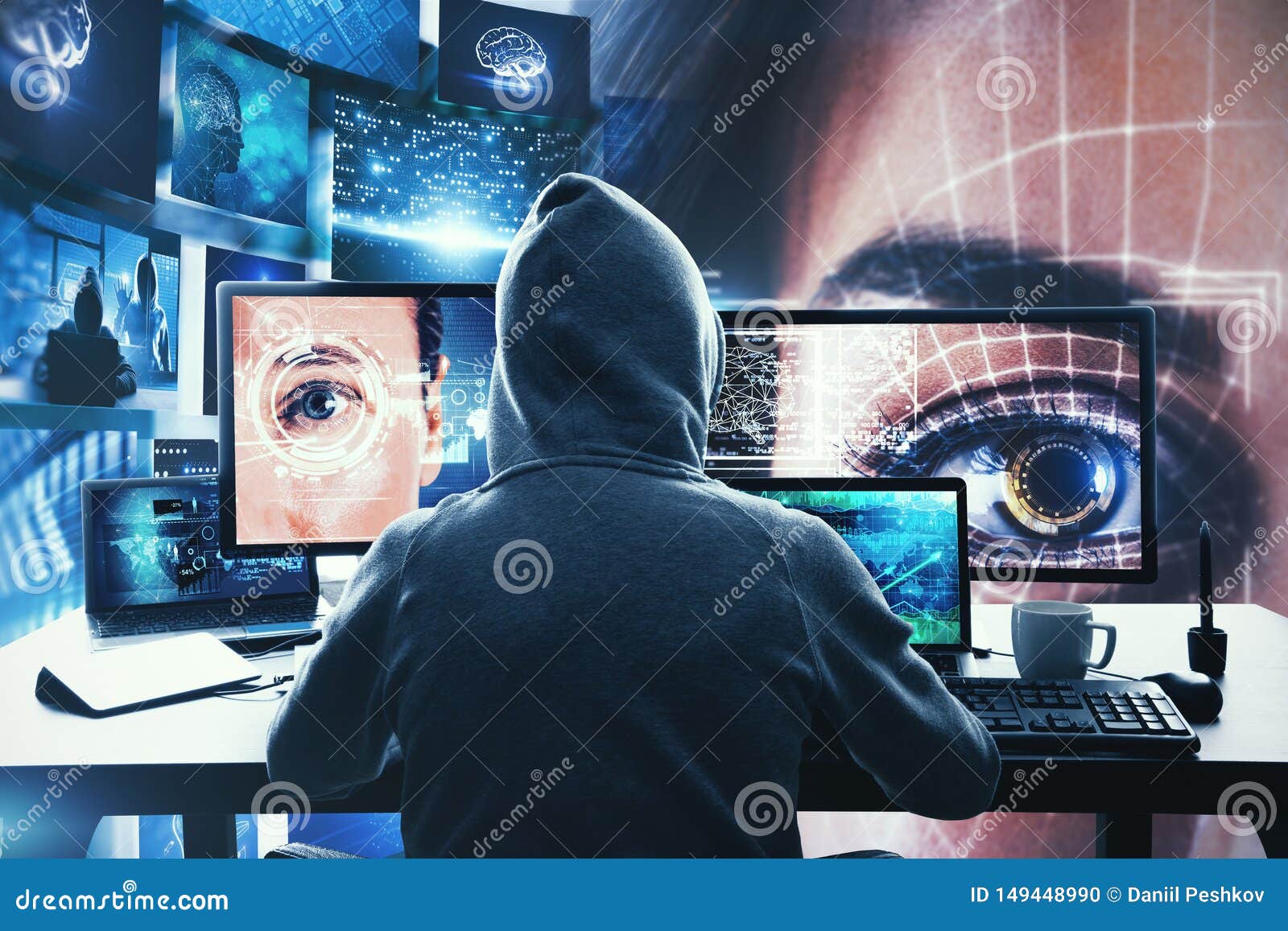 Hack and malware concept stock photo. Image of business - 149448990