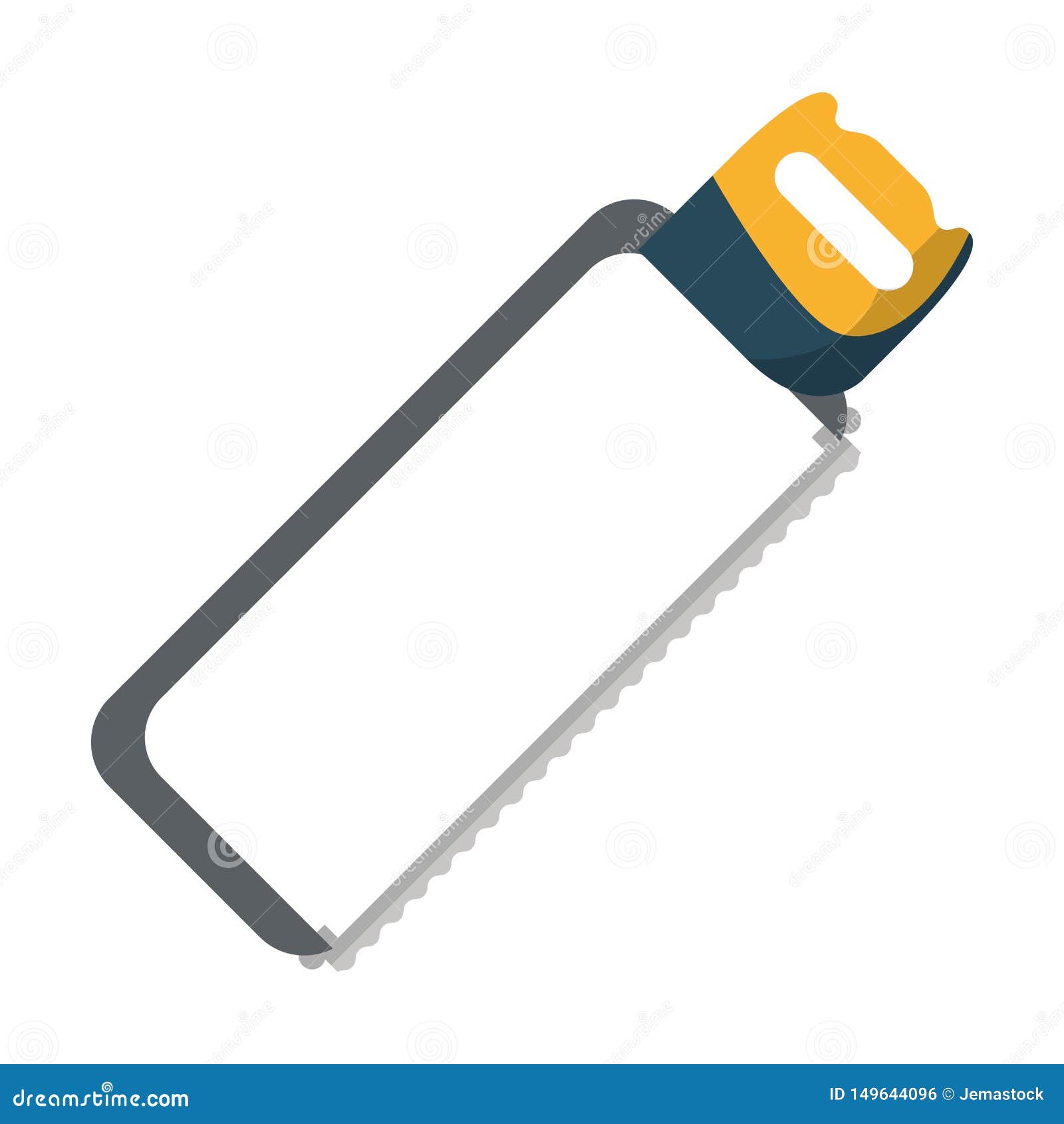 Hack Saw Icon Cartoon Isolated Stock Vector - Illustration of hacksaw ...