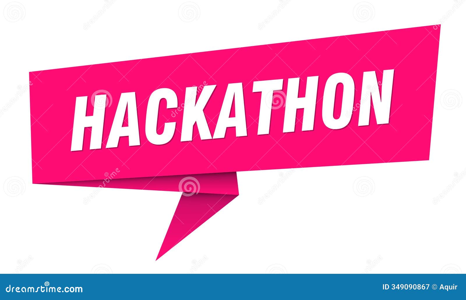 Hackathon Banner. Hackathon Speech Bubble, Label, Sticker, Sign ...
