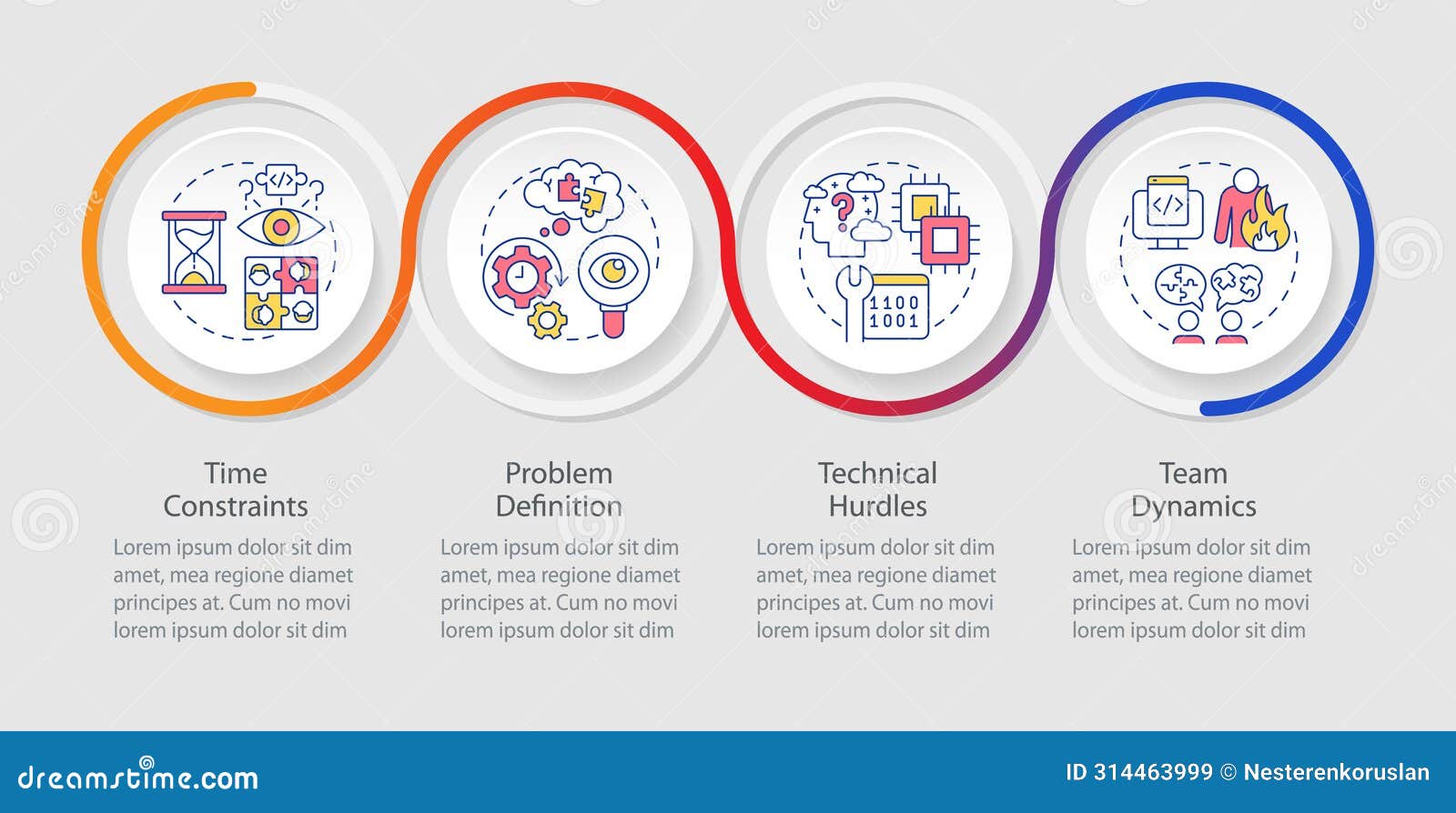 Hackathon Infographic Concept Illustration | CartoonDealer.com #327024062