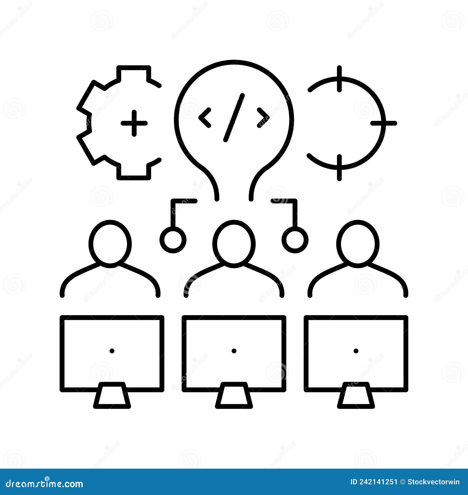 Hackathon Icon Symbol Illustration With Calendar And Marking With Green ...