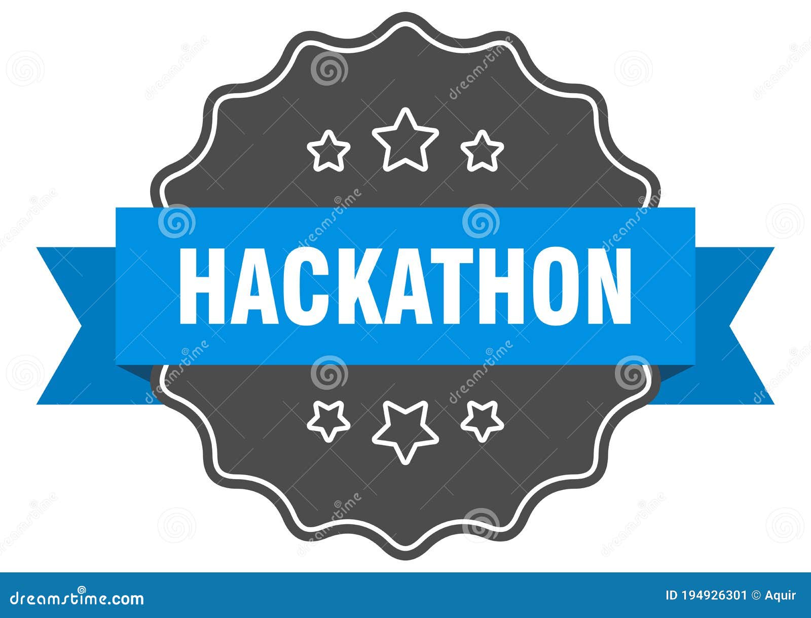 Hackathon Sticker. Hackathon Sign On Transparent Background Vector ...