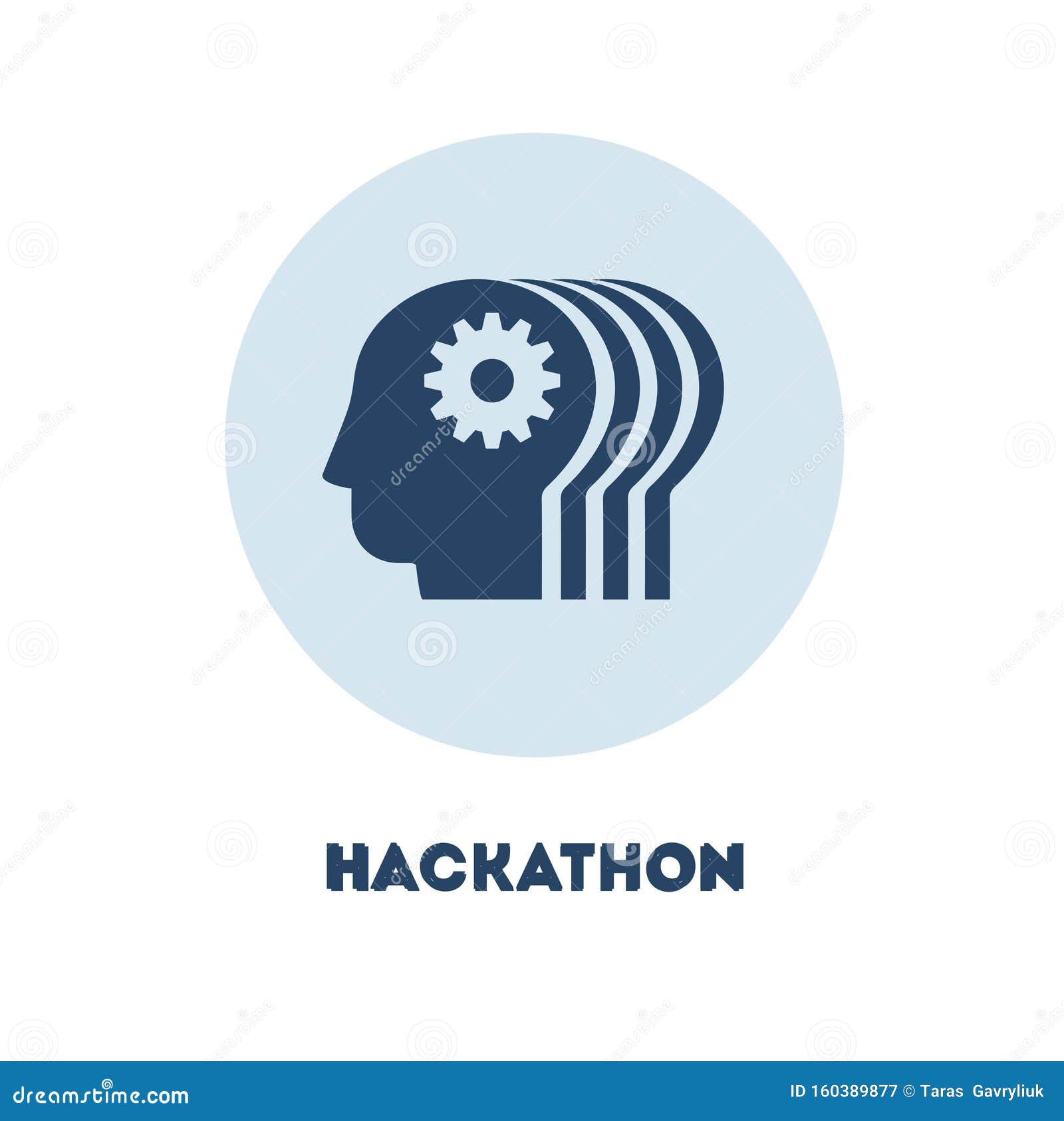 Hackathon Icon Symbol Illustration With Calendar And Marking With Green ...