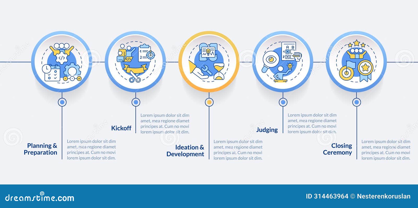 Hackathon Infographic Concept Illustration | CartoonDealer.com #327024062