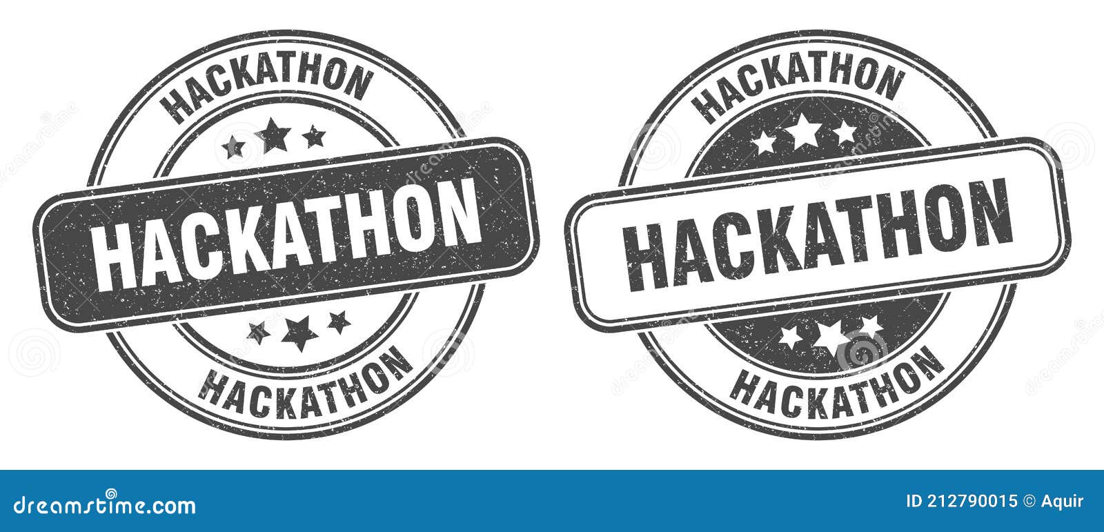 Hackathon Stamp. Hackathon Label. Round Grunge Sign Stock Vector ...