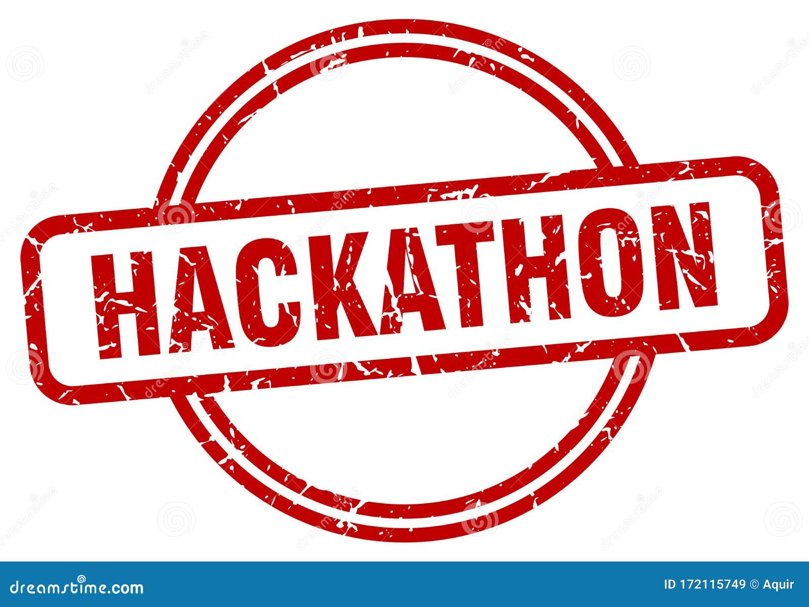 Hackathon Stamp. Hackathon Round Grunge Sign Stock Vector ...