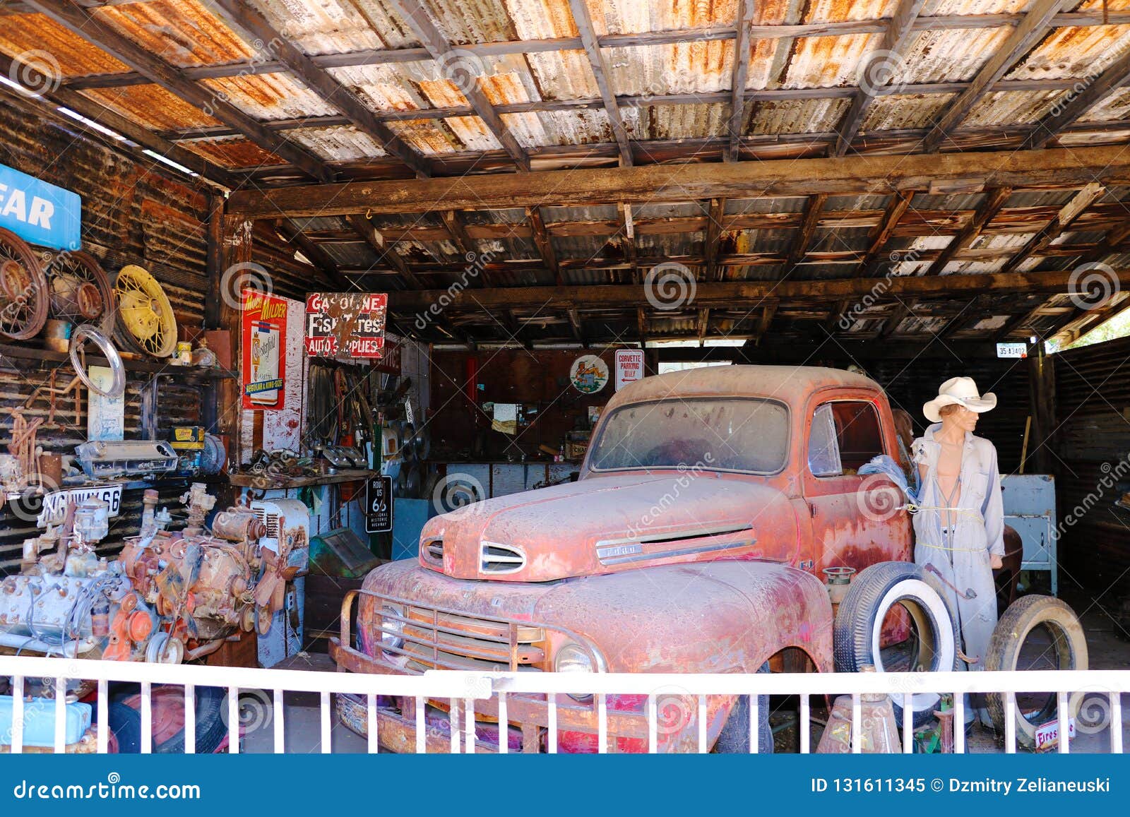 Hackberry General Store is a Popular Museum of Old Route 66 Editorial ...