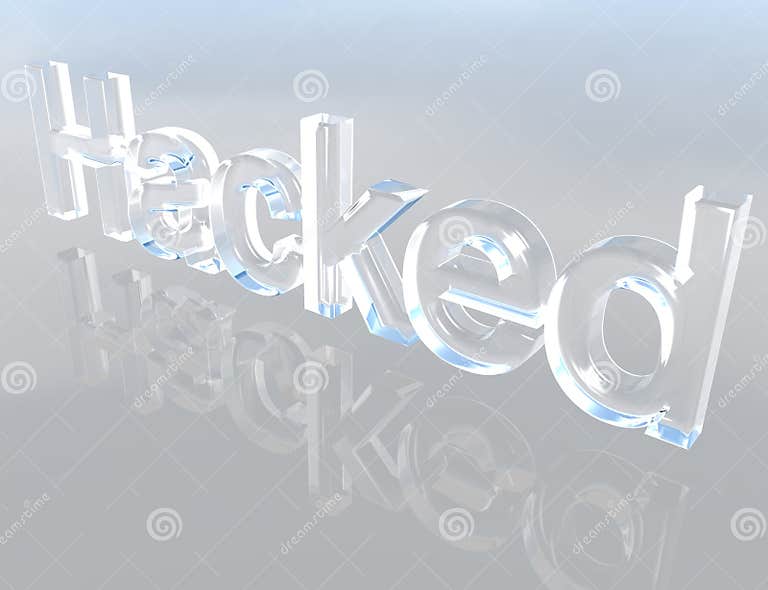 Hacked stock illustration. Illustration of technology, hacking - 80788