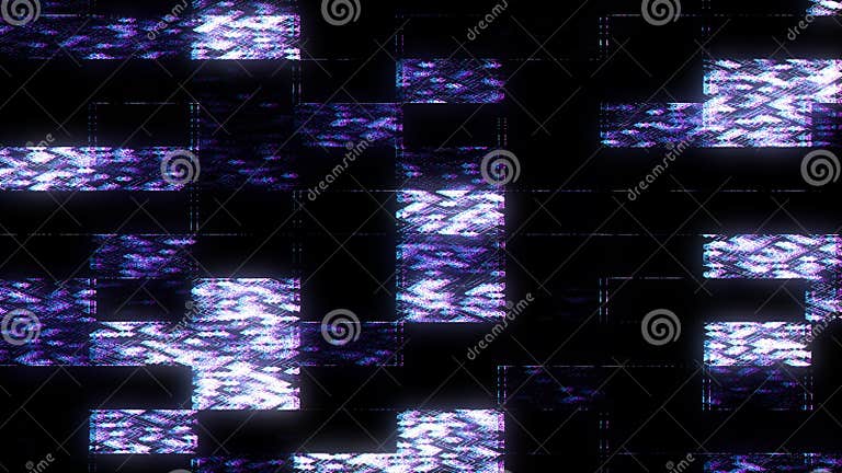 Hacked Computer Screen with Glitch Effect. Error Templates with ...