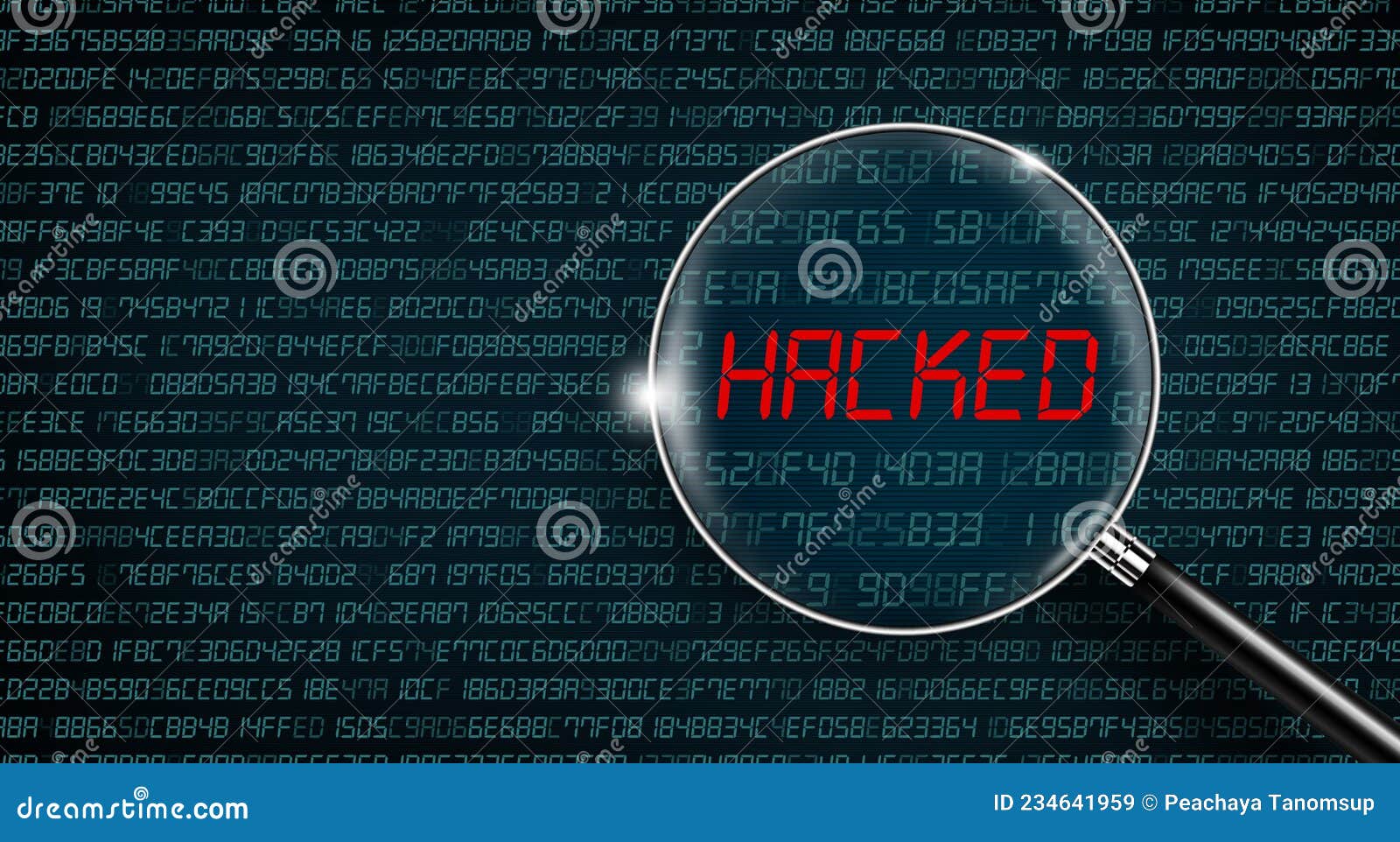 Hacking Hacking System. Skull Symbol On White Background. The Destroyed ...