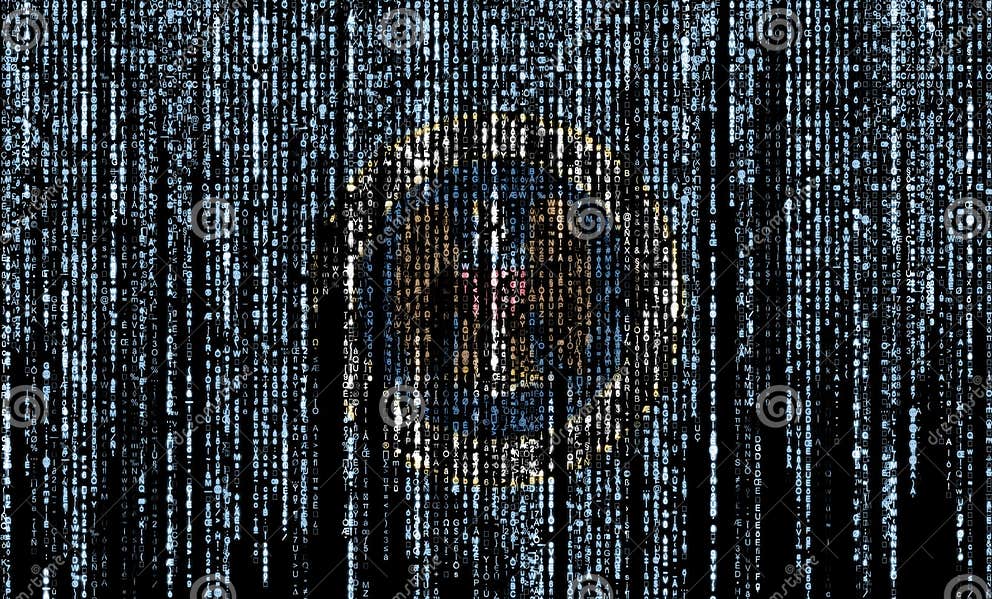 Hacked by the NSA stock illustration. Illustration of generated - 316565777