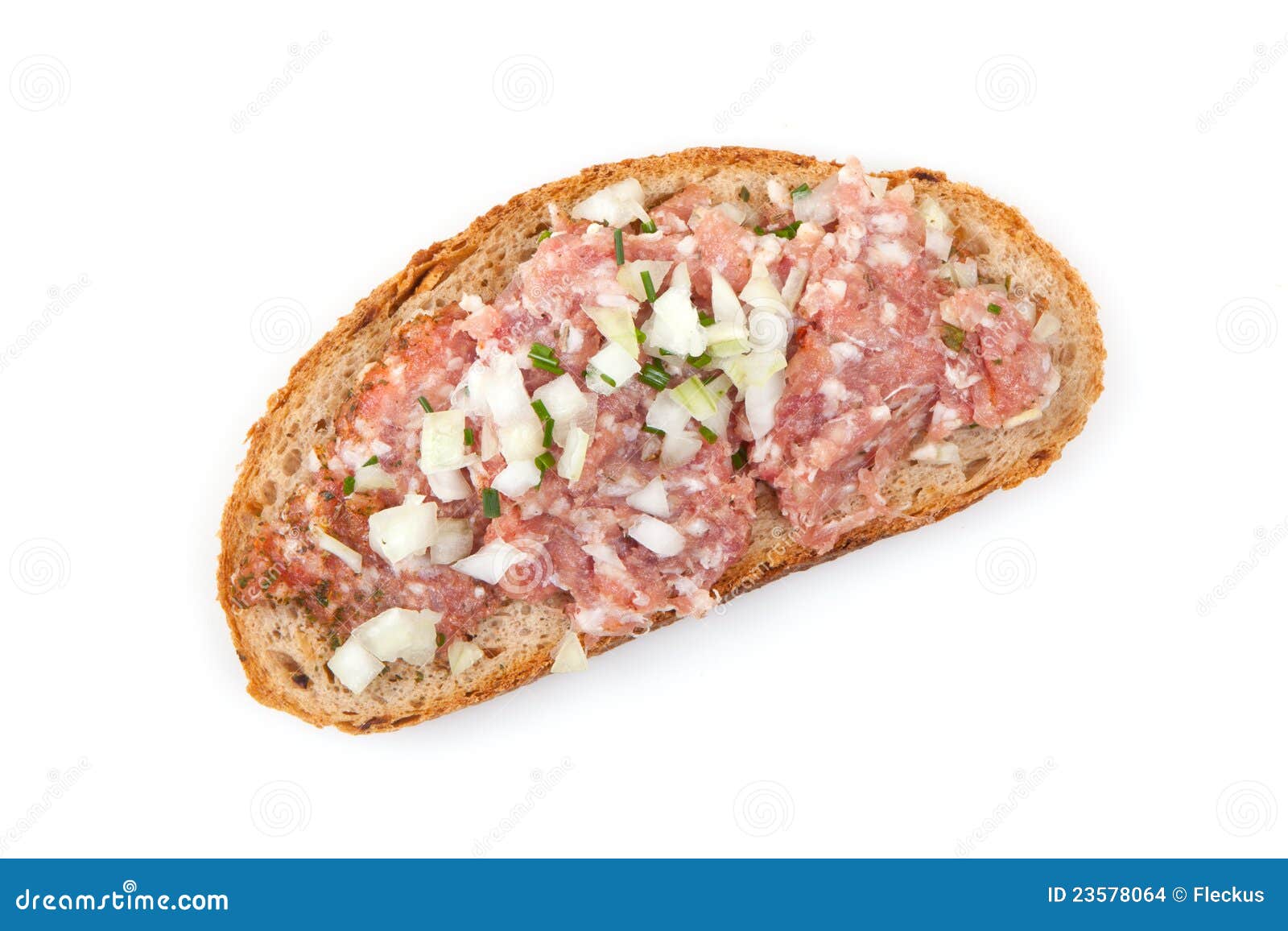 Hackepeter - Ground Meat with Bread Stock Photo - Image of brown ...