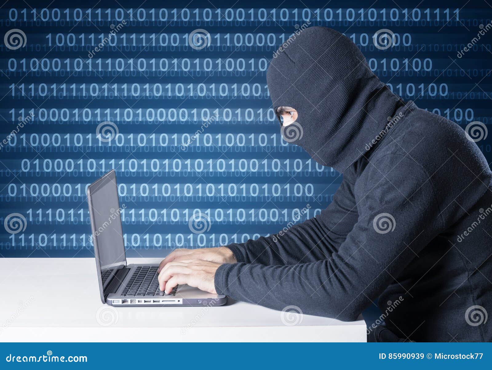 Hacker in action stock image. Image of binary, code, identity - 85990939