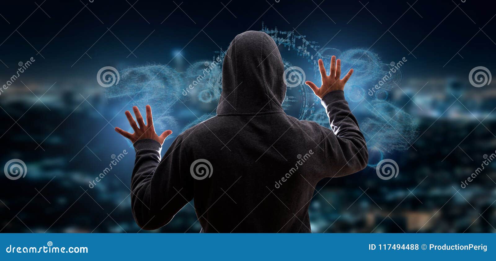 Hacker Activating Question Mark Royalty-Free Stock Image ...