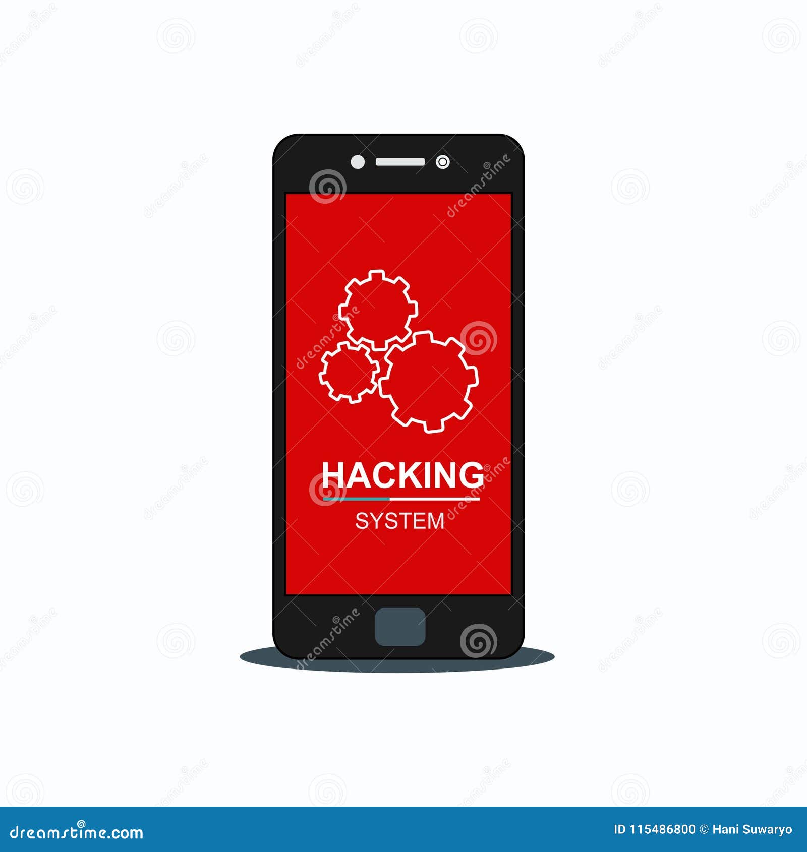 Alert Notification on Smartphone Vector, Malware Concept, Spam Data, Fraud Internet Error Stock ...