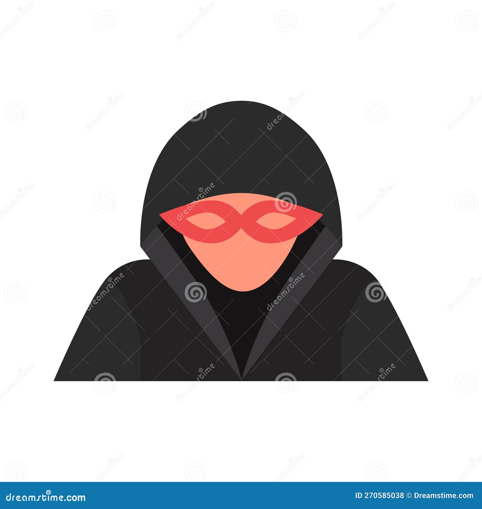 Hacker Anonymous Avatar Composition Stock Vector - Illustration of ...