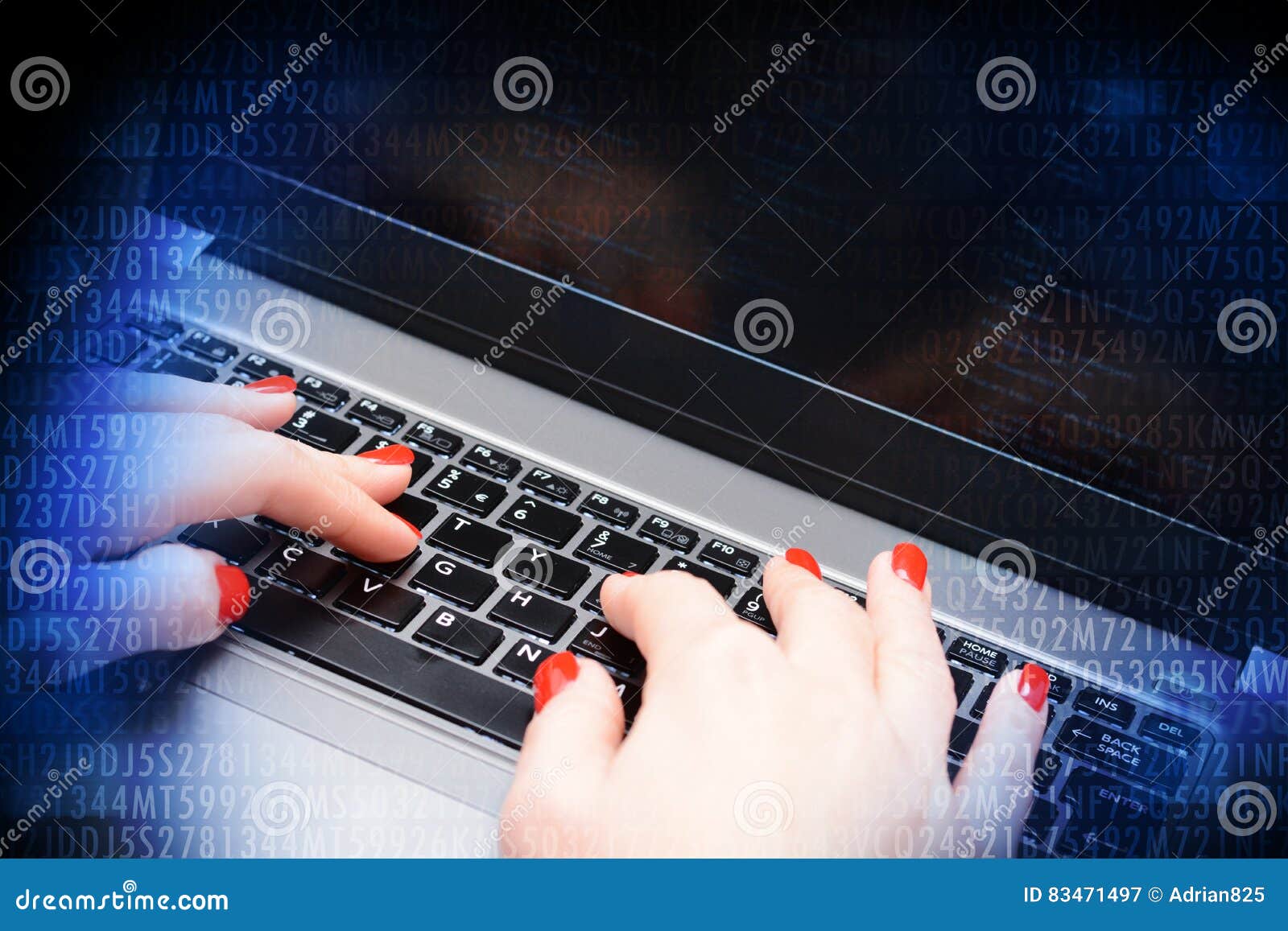 Hacker Attack Concept With Programmer At Computer Stock Image Image Of Fraud Attack 83471497