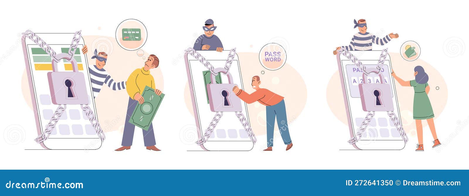 Hacker Attack Protection, Internet Security Concept. Secure Data ...