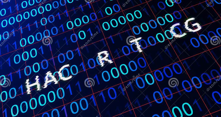 Hacker Attack System Hacked Computer Glitch Virus Inter System Hacking ...