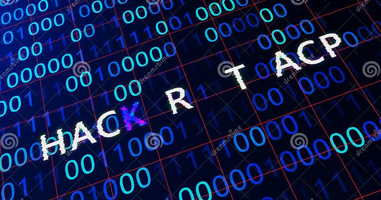 Hacker Attack System Hacked Computer Glitch Virus Inter System Hacking ...