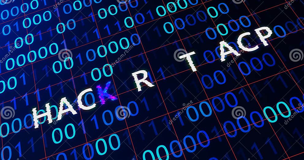 Hacker Attack System Hacked Computer Glitch Virus Inter System Hacking ...