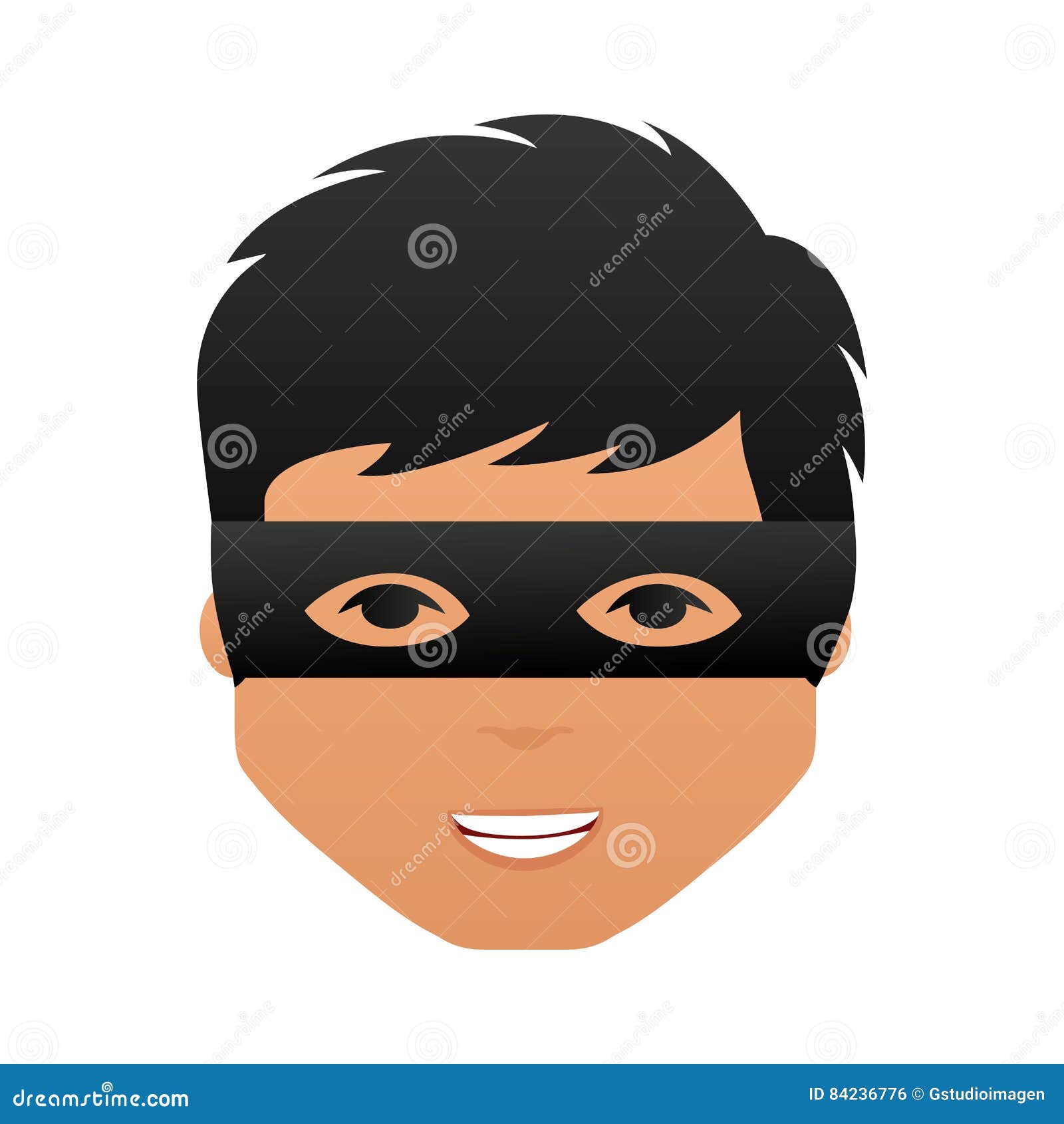 Hacker Avatar Character Isolated Icon Stock Illustration - Illustration ...