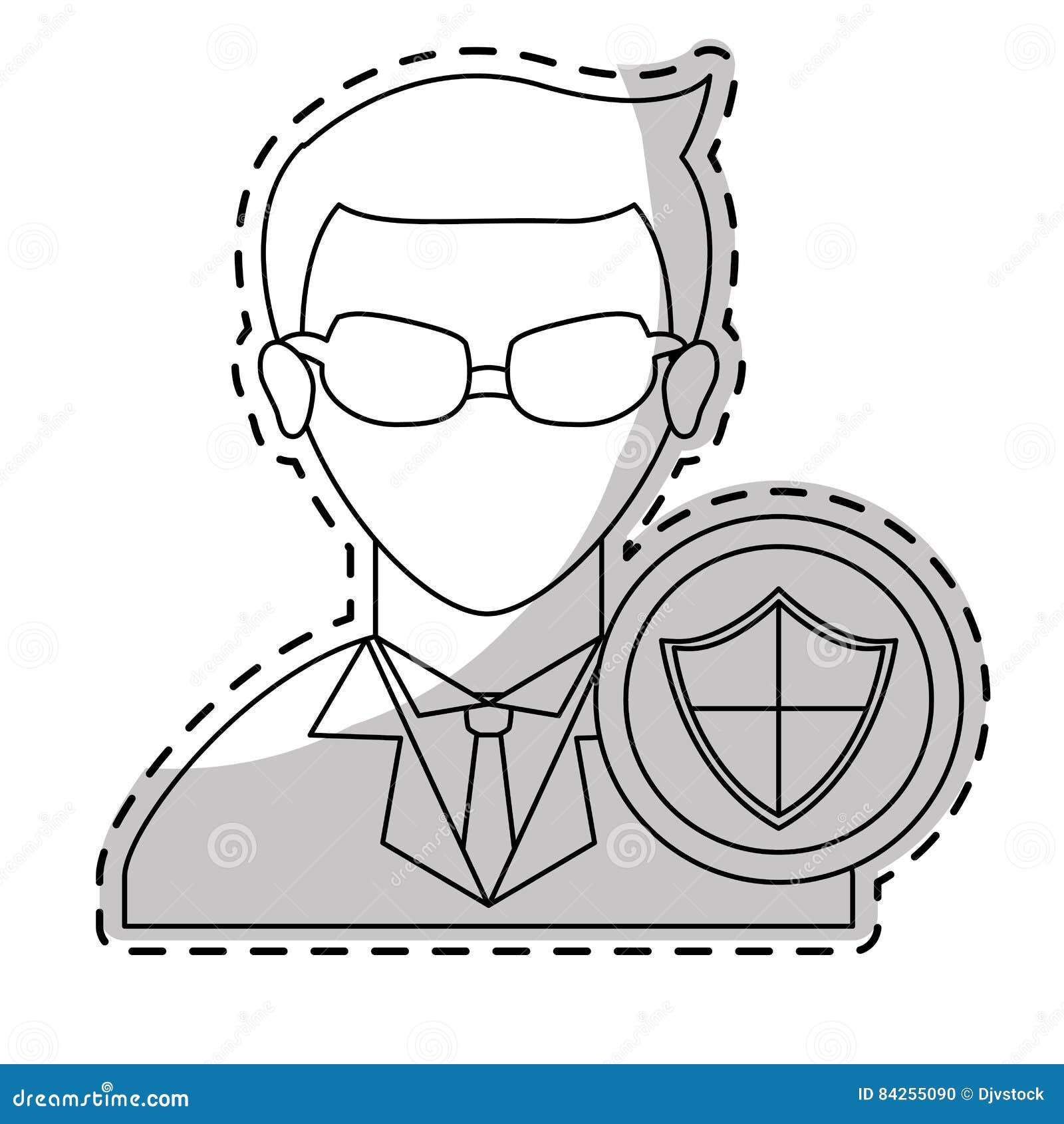 Hacker avatar character stock photo. Image of black, hacker - 84255090